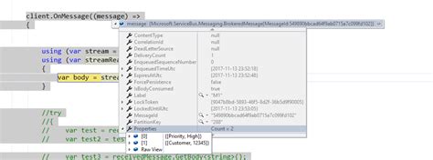 C Azure Service Bus Cant Receive Json Body Stack Overflow