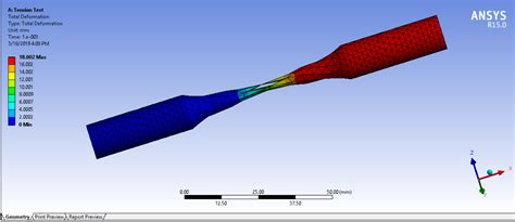 Tension And Torsion Test In Ansys Workbench Projects Skill Lync