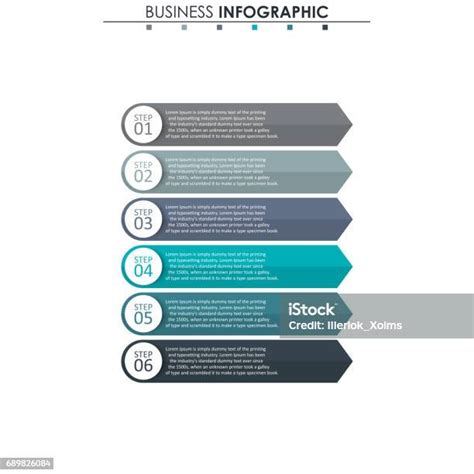 비즈니스 데이터입니다 프로세스 차트입니다 그래프 6 단계 옵션 부품 또는 프로세스 다이어그램의 추상 요소 프레 젠 테이 션에 대