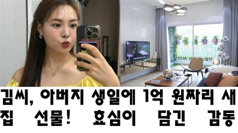 김씨 아버지 생일에 1억 원짜리 새 집 선물 효심이 담긴 감동 스토리와 서울 외곽 고급 아파트 공개 Youtube
