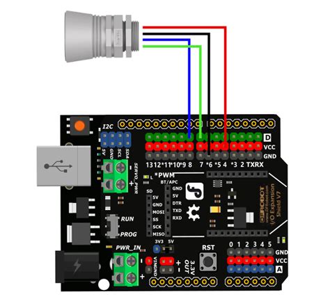 Small Angle Ultrasonic Ranging Sensor 8m Arduino Wiki Dfrobot