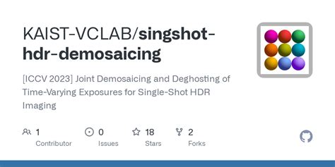 Github Kaist Vclab Singshot Hdr Demosaicing Iccv Joint Demosaicing And Deghosting Of