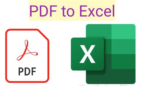 convert pdf files to excel by sohailkhan119 fiverr