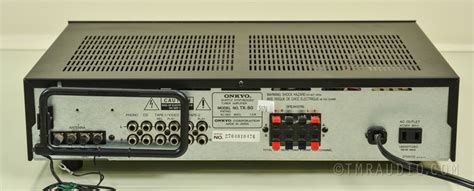 Onkyo Tx 80 Am Fm Stereo Receiver The Music Room