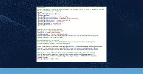 Assigning Specific Public Ip Addresses With Azure Automation Runbook Optiv