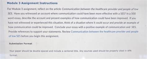 Solved Module 3 Assignment Instructions For Module 3