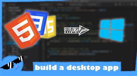 Make A Desktop App In Minute With HTML CSS JavaScript YouTube