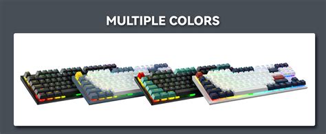 Buy Wholesale China 87 Key Mechanical Keyboard With Double Injection Black Keycaps Rgb