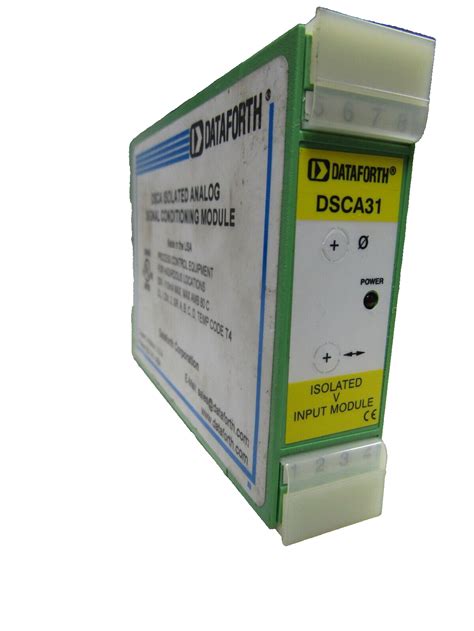 🔥dataforth Dsca Isolated Analog Signal Conditioning Mdl Dsca31 05 5v