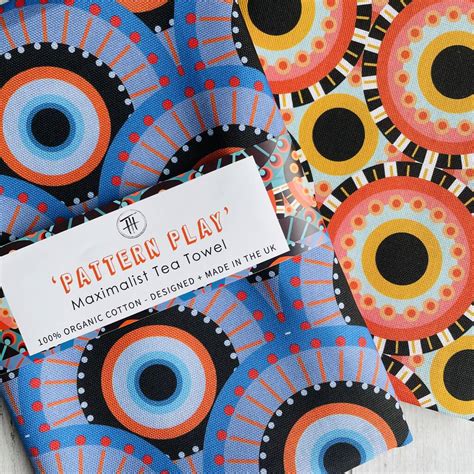 Pattern Tea Towel By Tamzin Harris