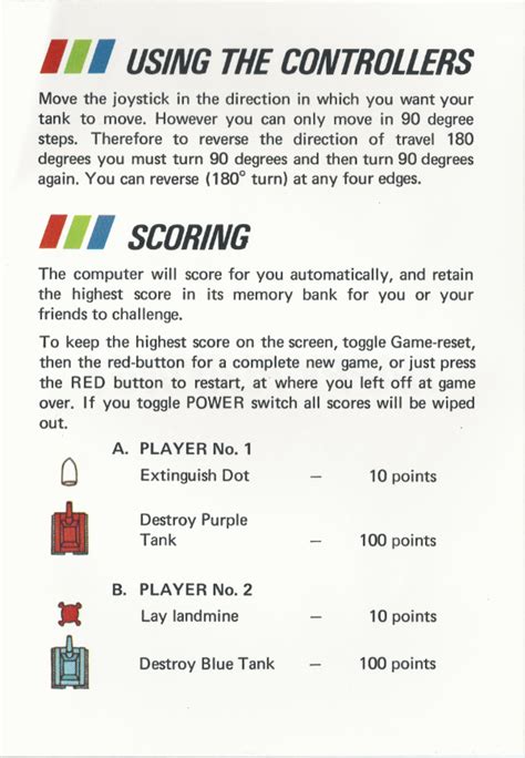 Atari 2600 Vcs R2d Tank Scans Dump Download Screenshots Ads