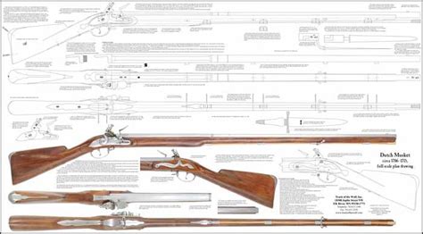 Build A Dutch Musket With Full Sized Plan Drawing