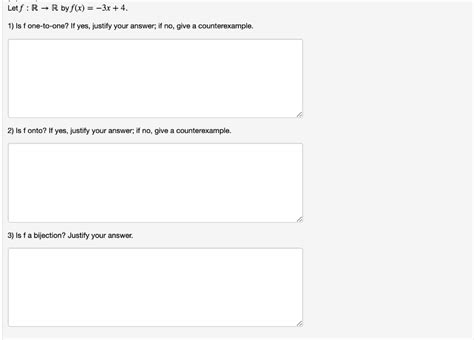 solved letf r → r by f x 3x 4 1 is f one to one if