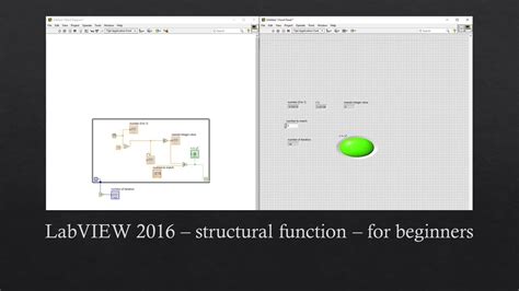Labview Tutorial Structural Function For Beginners YouTube