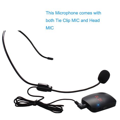 Wireless Microphone Fm Radio Transmitter Headset C Vicedeal