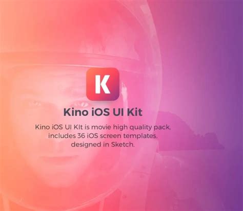 خرید و قیمت دانلود پروژه لایه باز یو آی کیت Kino Ios Ui Kit ترب