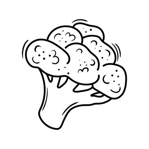 Premium Vector Hand Drawn Broccoli Sketch Illustration Doodle