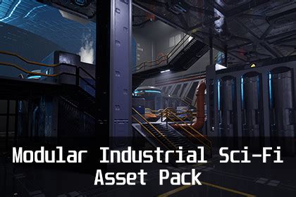 Modular Industrial Sci-Fi Asset Pack | Game Content Shopper – Unity ...