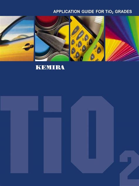 Application Guide For Tio2 Grades