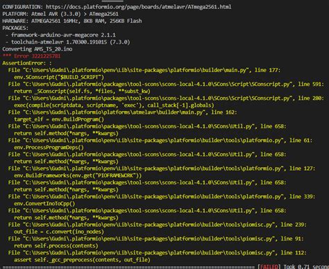 Building Project With Megacore No Longer Works · Issue 251 · Platformioplatform Atmelavr · Github