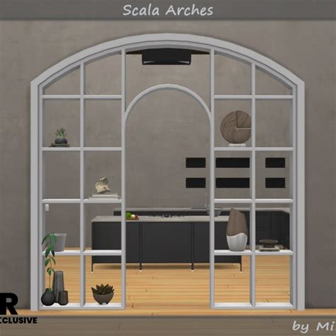 scala arches double sided room divider for sims 4