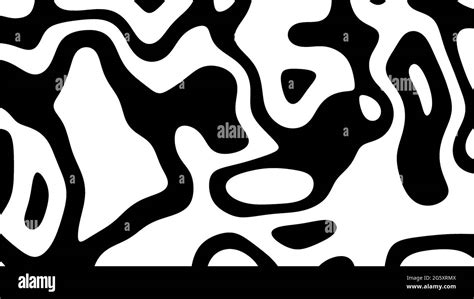 Abstract Flowing Smooth Fractal Waves Background Liquid Fluid