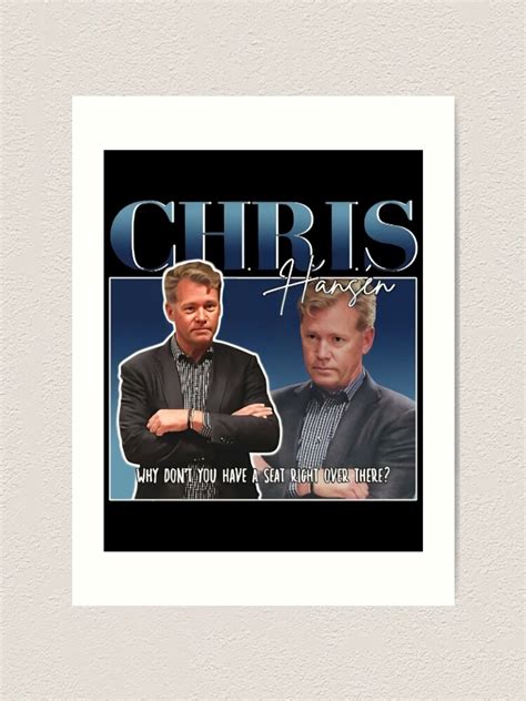 Chris Hansen Vintage 90s Bootleg Meme Art Print For Sale By Kati Art