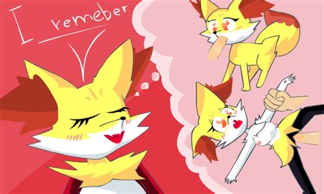 Rule 34 2016 Anthro Black Fur Black Nose Braixen Breasts Canine