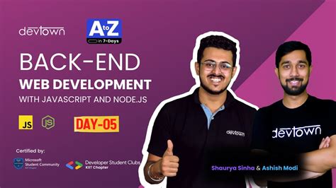 [live] day 05 back end web development with javascript and node js