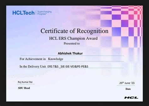 abhishek thakur on linkedin another milestone completed in my long journey ahead hcltech