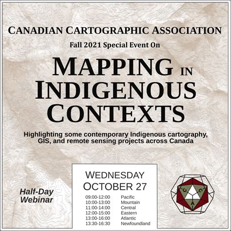 Mapping In Indigenous Contexts Canadian Cartographic Association