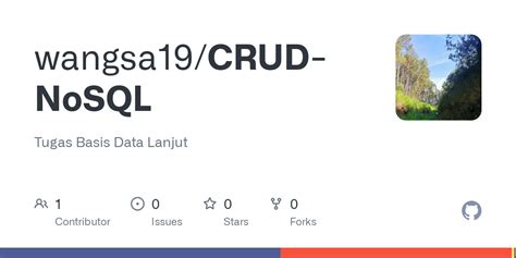 Github Wangsa19 Crud Nosql Tugas Basis Data Lanjut