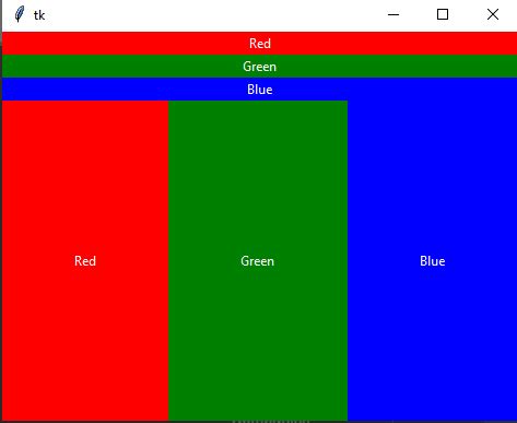 Python Make Tkinter Window Resize And Adjust Window Contents