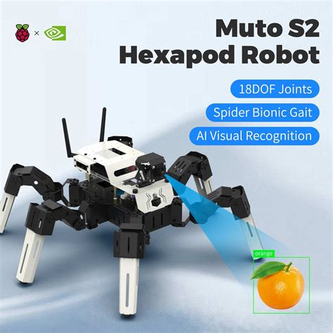 ☛yahboom hexapod robot kit for raspberry pi 4b and jetson nano with