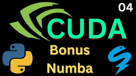 Bonus From Numba GPU Acceleration Basics YouTube