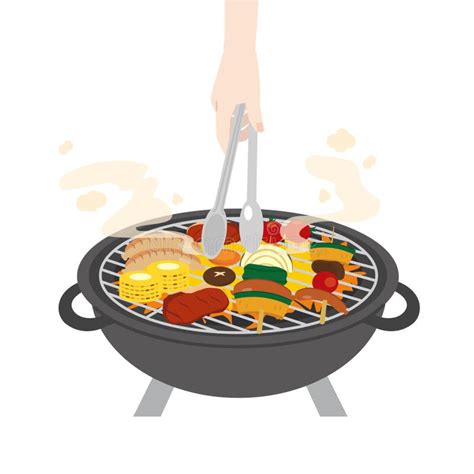 Clip Art Of Barbecue Stock Vector Illustration Of Food 274495426