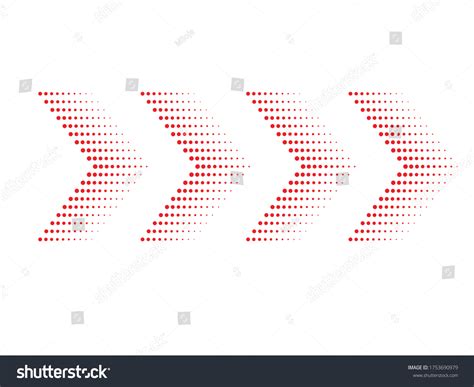 Sideways Dotted Sign Arrow Element Your Stock Vector Royalty Free 1753690979 Shutterstock
