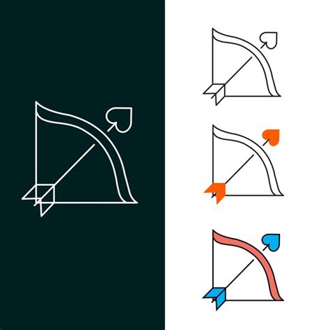 Premium Vector Cupids Bow Vector Icon Design