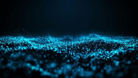 Abstract Digital Particle Wave And Stock Footage Video Artofit