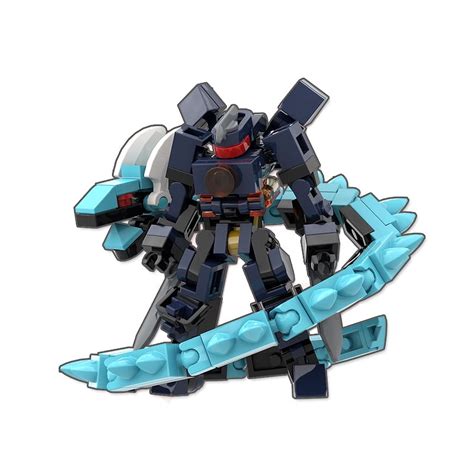 Moc Exoskeleton Mecha Building Blocks Small Particle Miniature Battle