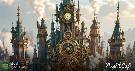 Steampunk Clockwork Castle With Intricate Details Ai Art