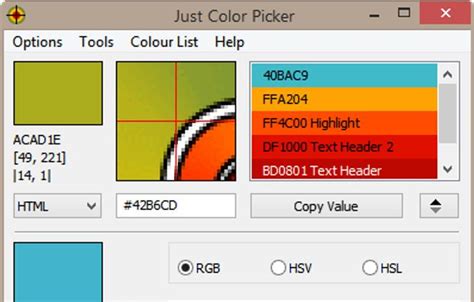 powertoys color picker alternatives 25 color picker tools and similar