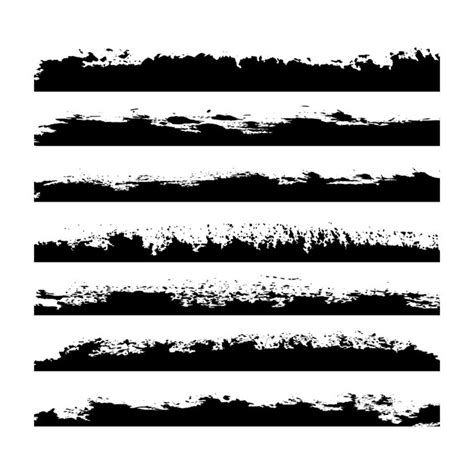 Premium Vector Set Of Grunge Edges Collection