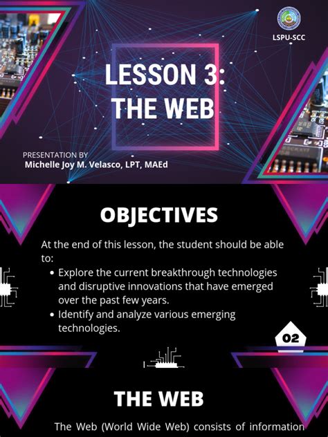 Lesson 3 The Web Pdf World Wide Web Internet And Web