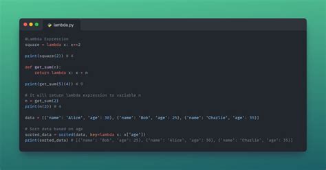 Boost Python Productivity With Lambda Expressions Sunil Balas Posted