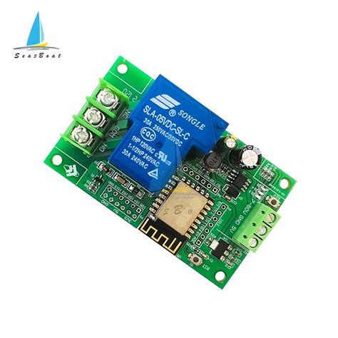 DC7 80V 5V ESP8266 WIFI 1 Channel 30A Relay Module ESP 12F Development Board For Arduino Smart