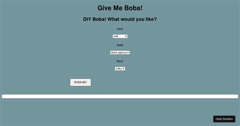 React Codesandbox