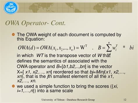 Ppt Enhancing Retrieval System Results Using Owa Fuzzy Operator