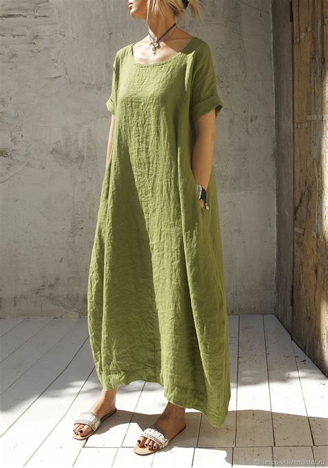 Платье из льна (70 фото) - картинки и фото fashionhot.club