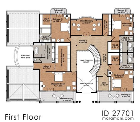 Modern 7 Bedroom Classical House Id 27701 Mansion Floor Plan House